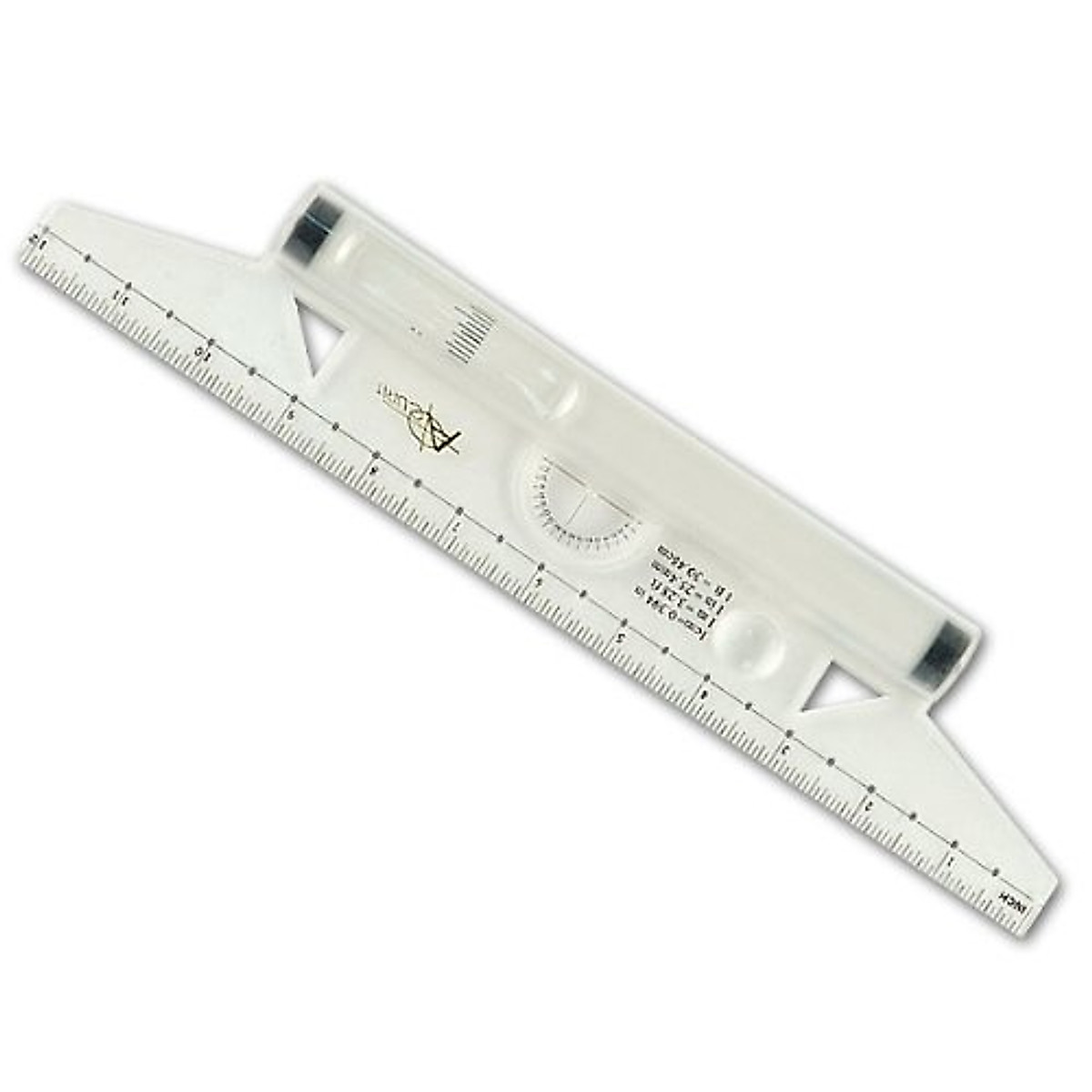 Acurit Rolling Ruler - A Must Have 4-in-1 Tool for Any Artist, Perfect for Illustrations, Drawings, Measurements, Line and Angle Drawing, & More! - Single