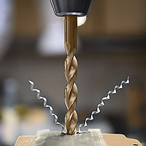 DIOBATO M42 Cobalt Drill Bit Set for Metal, Stainless Steel, Cast Iron, Wood - 14 Piece,Multiple Point