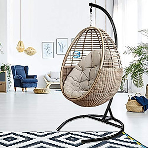 TheirNear Hanging Chair Stand (Stand Only), Hammock Chair Stand for Indoor Outdoor, Heavy Duty 330 Pound Weight Capacity