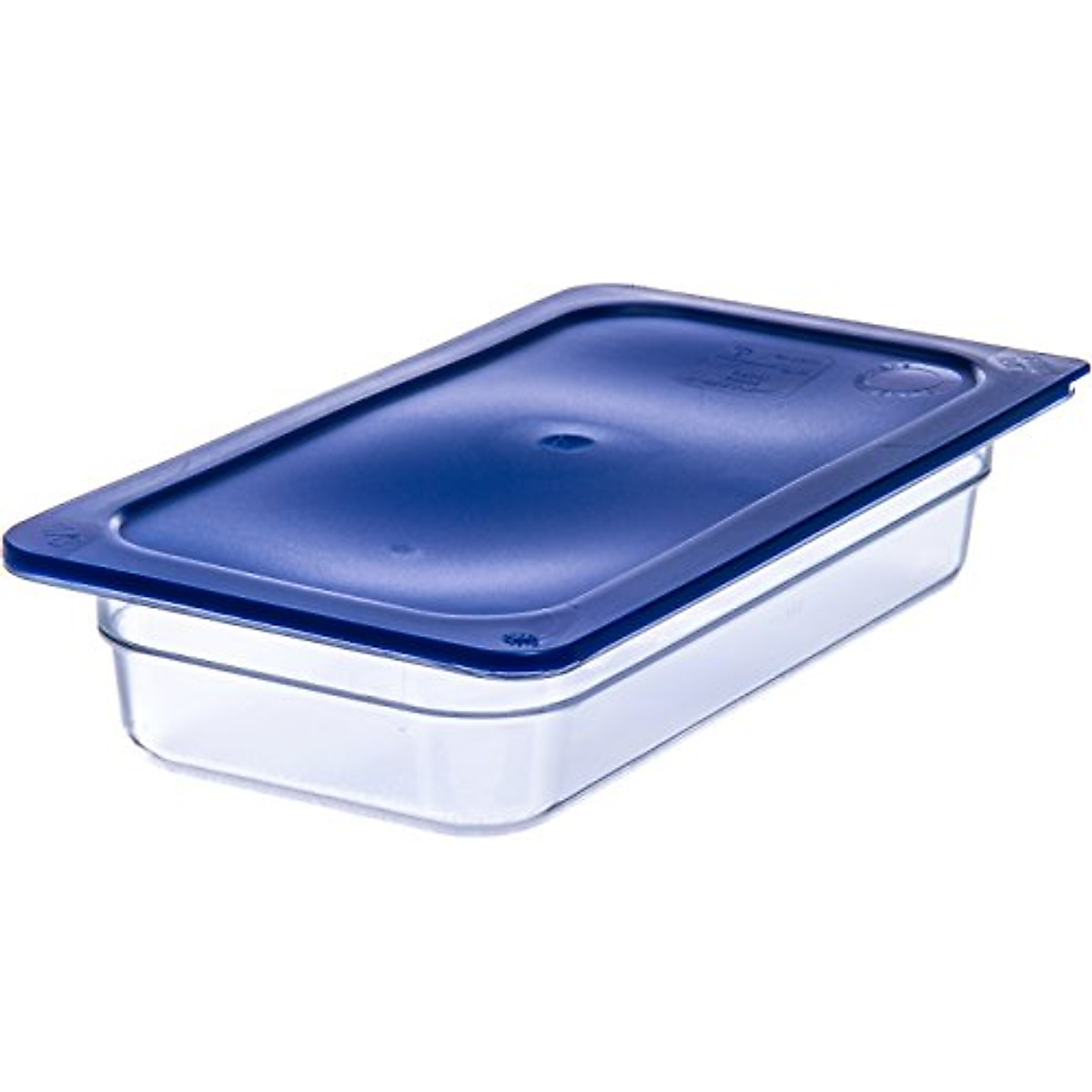 Carlisle FoodService Products Plastic Food Pan 1/3 Size 2.5 Inches Deep Clear