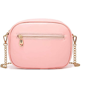 H HANBELLA - A FASHION TRENDY COLLECTION. FOREVER. - Small Pink Crossbody Purse and Handbags for women and Teens - Cute Shoulder Messenger Bags Satchels with Gold Chain for Ladies and Girls