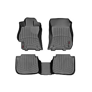 WeatherTech Custom Fit FloorLiners for Subaru Outback, Legacy - 1st & 2nd Row (44708-1-2), Black
