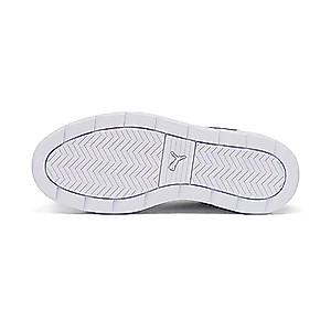 PUMA Womens Karmen Rebelle Sneaker, Womens White Womens Black, 8.5