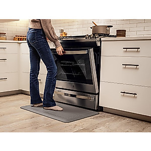 WeatherTech ComfortMat, 24 by 36 Inches Anti-Fatigue Comfort Mat, Stone Pattern, Black