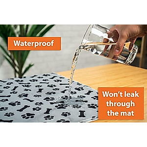 JUNGLE CREATIONS Washable Pee Pads for Dogs (3-Pack) Reusable Waterproof Potty Training Mats for Puppy Playpen, Whelping Box, Crate Liner for Small, Medium, Large, and XL Pets (30" x 36")