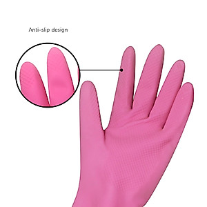 Car Wash Cleaning Latex Extended Women's Household Housekeeping Gloves Durable Waterproof Non Slip Dishwashing Gloves