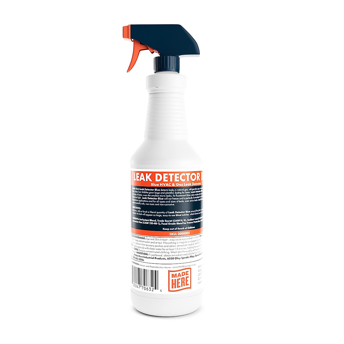 Made Here Co. Leak Detector Blue - Fast Acting, All-Purpose Leak Detection for High & Low Temperature Applications in Gas & C02 Systems