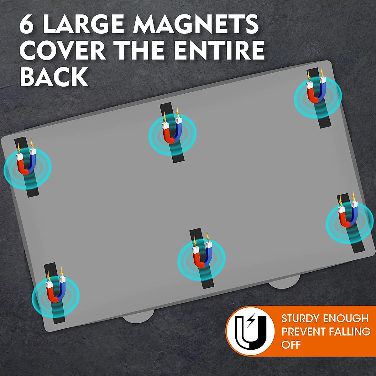 Griddle Protective Mat for Blackstone - 28" Magnetic Silicone Grill Cover, Food Grade Silicone Mat - All Season Cooking Surface Protective Cover (28" Grey)