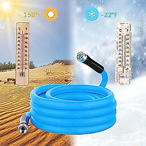 15FT RV Water Hose, Camper Fresh Water Garden Hose for RV, Camper