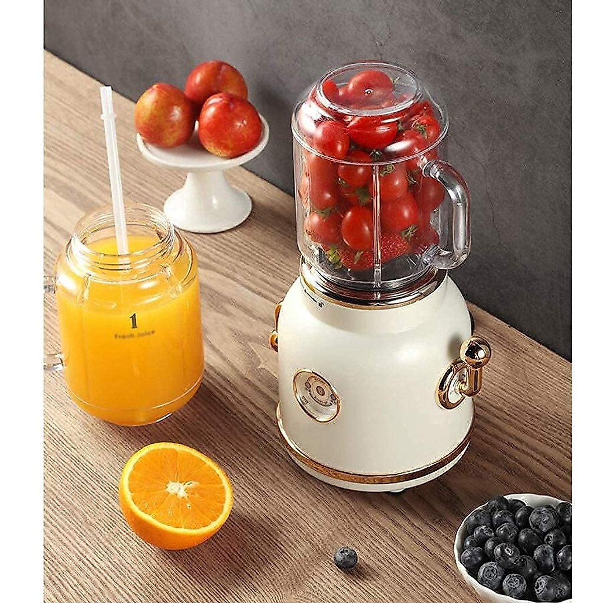 Water cup Electric juicer Blender Juicer Blender Food Processor Fruit Mixer Blender Blender Multifunctional Wall Blender Fruit Smoothie Vegetable Professional Grade Blender 1.5L 1 ZJ666