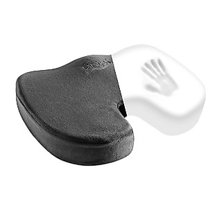 Yimiyaa Seat Cushion Non-Slip Memory Foam Coccyx Protect Cushion for Office Chair Car Seat Cushion,Tailbone Pain Sciatica Back Pain Relief (Gray)