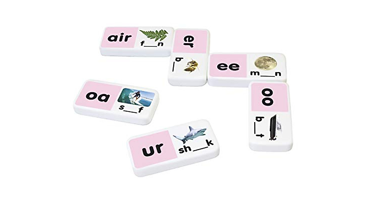 Engaging Long Vowel Dominoes Educational Game