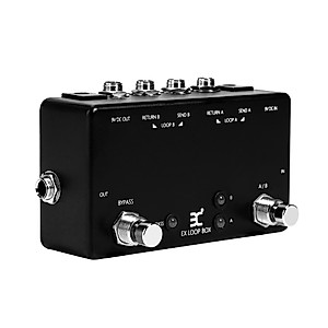 EX Guitar Effects Loop Switcher Pedal Passive Channel Switcher Box
