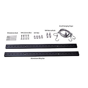 Universal Fixing Bracket Kit for Aquarium Illumination by Orphek – Easy Install and Cleaning, Anti-Rust, Heavily-Built, Multi-Functional Light Hanging Kit / L 18.11” x W 1.18” x H 0.31”