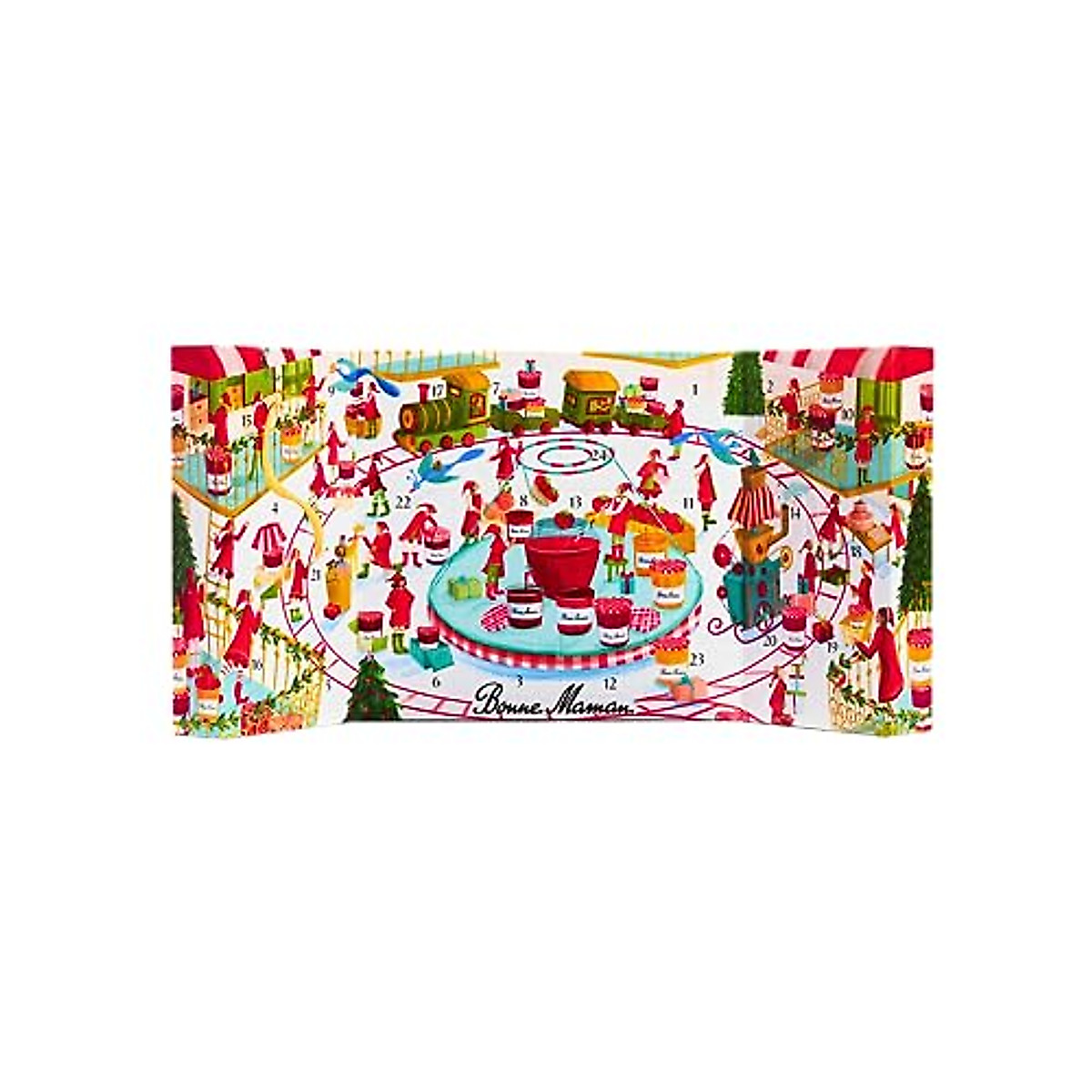 Bonne Maman 2023 Limited Edition Advent Calendar, 23 Mini Spreads and 1 Honey