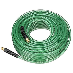 Metabo HPT Air Hose | 1/4-Inch x 100 Ft | Professional Grade Polyurethane | 300 PSI | 19413QPM, Green