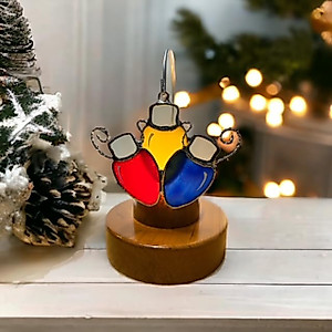 Switchables Glass Cover: Christmas Light Bulbs