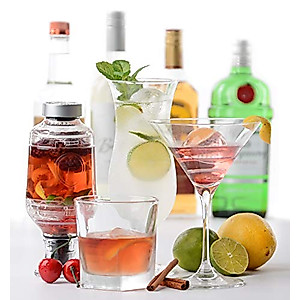 Prepara Tastemaker Craft Mixologist Liquor/Wine Infuser, 9 fl. oz, clear