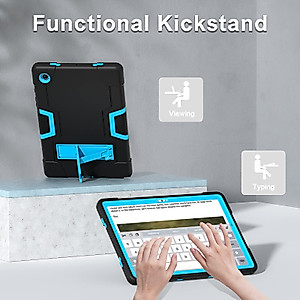 WESOROL for Galaxy Tab A8 Case,for Samsung A8 10.5 Tablet Case with Screen Protector/Kickstand,Heavy Duty Shockproof Protection Cover for 10.5 Inch Samsung Galaxy Tab A8 Case (SM-X200/X205/X207)