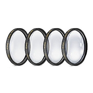 55mm 7PC Filter Set for Sony Alpha a7, Alpha a7 II, Alpha a7 III Camera with 28-70mm Lens, a6600 with 18-135mm Lens - Includes 3 PC Filter Kit (UV-CPL-FLD) and 4PC Close Up Filter Set (+1+2+4+10)