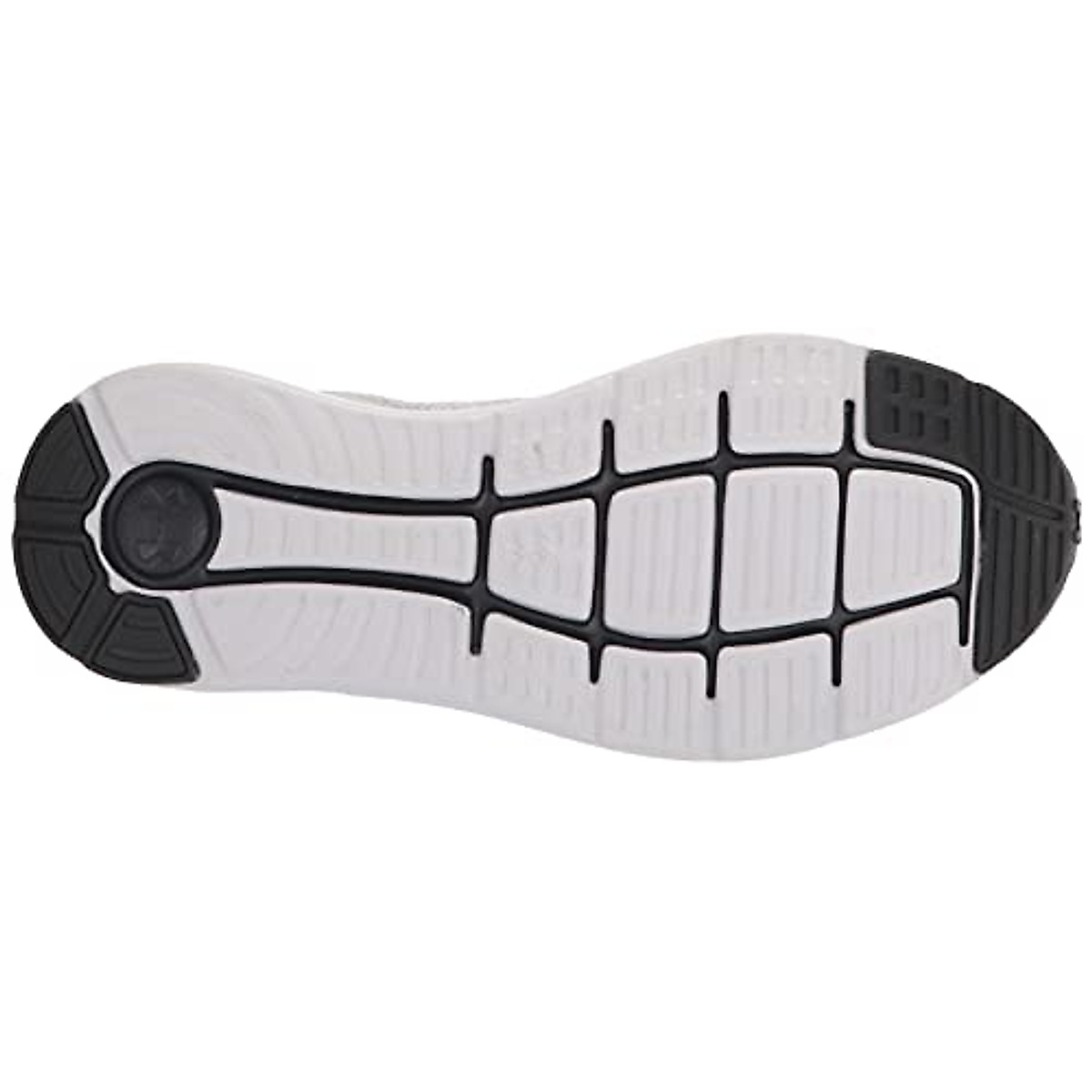 Under Armour Men's Charged Impulse 2 Knit Road Running Shoe, White (100)/Black, 15