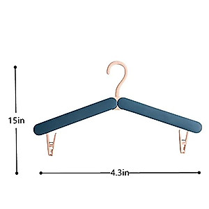 XINGWANG 4-Piece Portable Folding Travel Hanger, Outdoor Drying Rack with Clip, Travel Goods