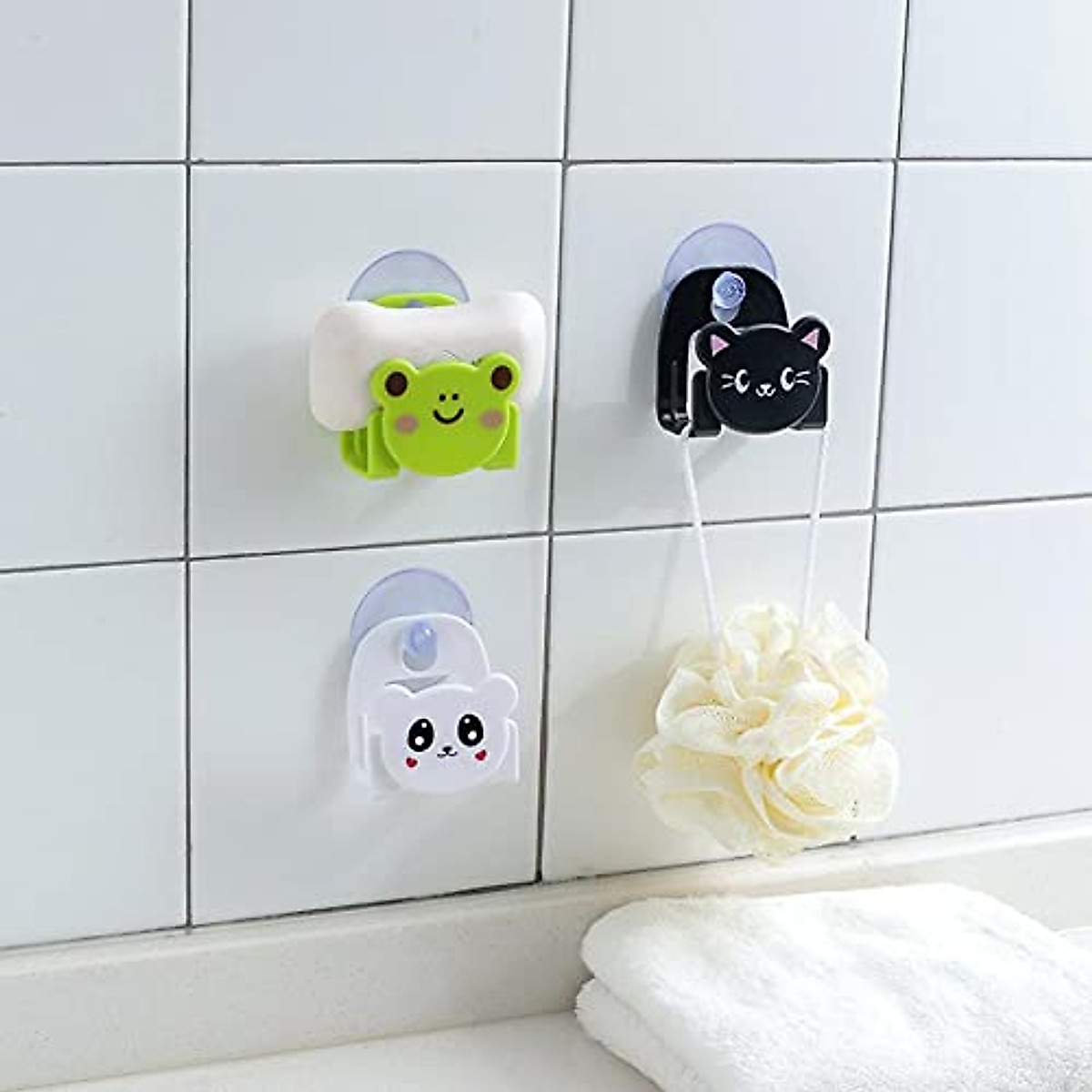 RYGRZJ Sink Rack Kitchen Drainer Rack,Suction Cup Sink Drain Rack Sponge Storage Holder for Kitchen Organizer Bathroom Accessories