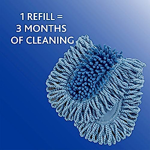 O-Cedar Dual-Action Microfiber Sweeper Dust Mop,Red