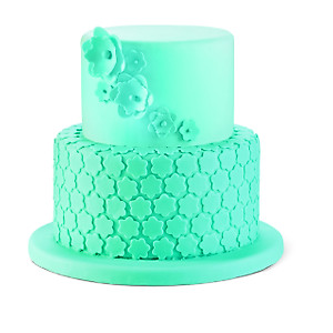 Wilton 6-Piece Nesting Fondant Double Sided Cut Out Cutters, Blossom