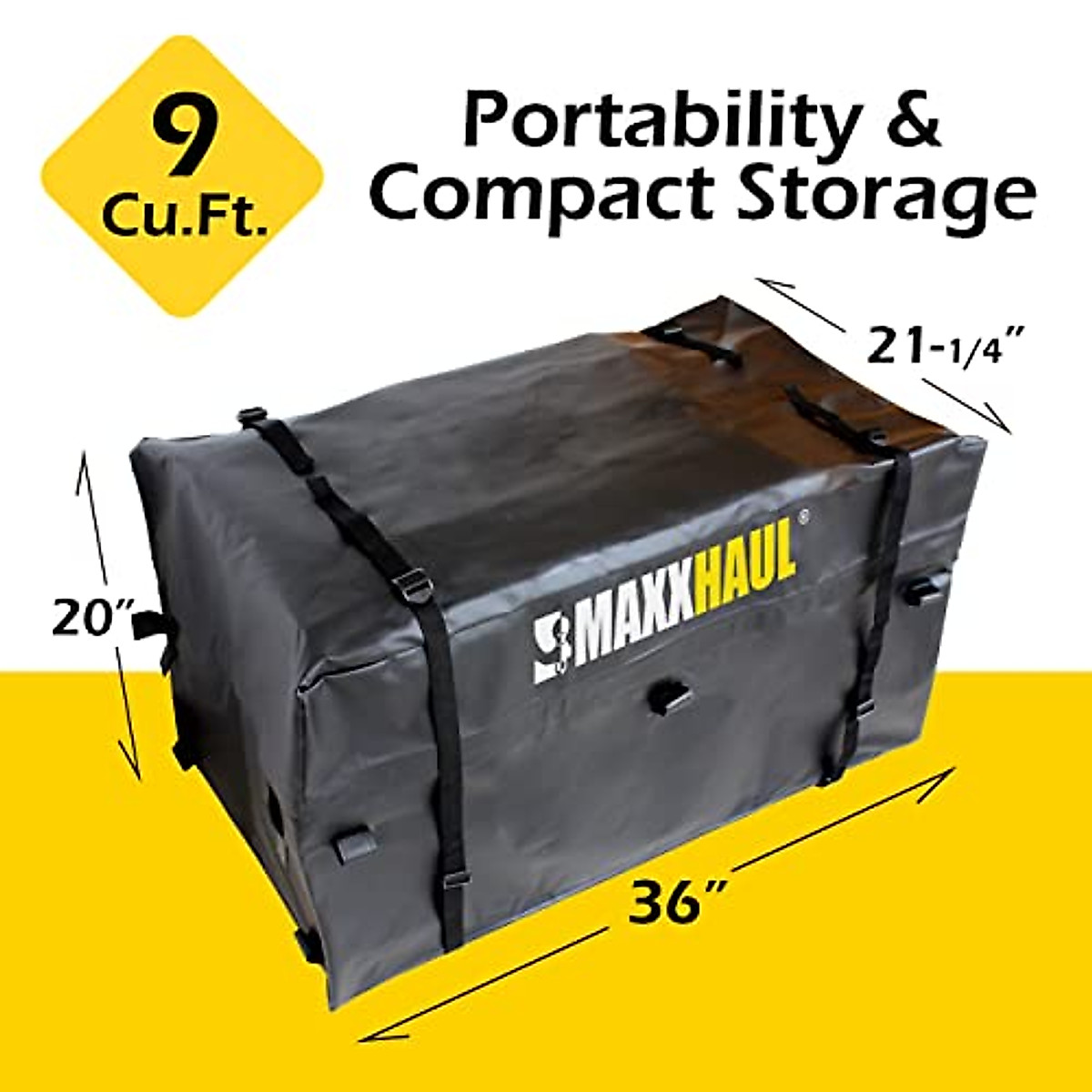 MaxxHaul 50591 Cargo Bag for Model 50243 Hitch-N-Roll Cargo Carrier Black