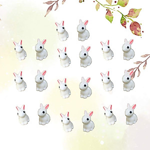 20pcs Collection White Miniature