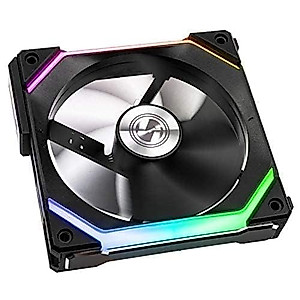 Lian Li UNI FAN SL120 Single Pack White Without Controller ( Compatible with Lian Li SL120 3 pack or SL140 2 pack only), Black