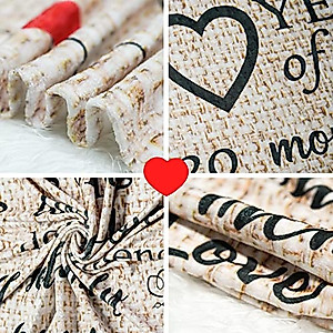 PERRIFIC 10th Wedding Anniversary Blanket Gift for Couple Wife Husband Her Him 10 Year Marriage,Valentines Day Gifts for Wife Romantic Throw Blankets with 2 Pillow Covers