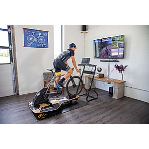Saris MP1 Nfinity Motion Platform - Adult Bike Trainer Platform, Indoor Exercise Bike Trainer Stand with Nfinity Technology, Engage More Muscles, Adjustable Touch Points