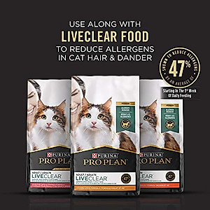 Purina Pro Plan Rinse Free, Allergen Reducing Dry Shampoo for Cats, LIVECLEAR Cleansing Foam - 8.5 oz