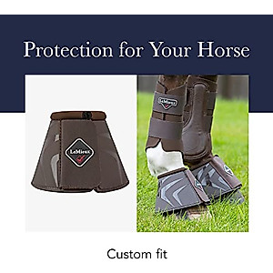 LeMieux Carbonite Overreach Horse Boots - Protective Gear and Training Equipment - Equine Boots, Wraps & Accessories (Black - Large)