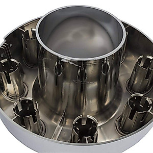 KARPAL 5C3Z1130TA Dually 4x4 Open Front Wheel Center Hub Cap Compatible with Ford 2005-2016 Ford F-350 F350 (Pack of 2)