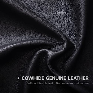 Z-hom 70" Top-Grain Leather Sofa, 2-Seat Upholstered Loveseat Sofa Modern Couch, Luxury Classic for Living Room Bedroom Apartment Office