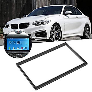 cornice 2 din,Car DVD Frame,Universal 2 Din 7in PST Thick Fascia Car Fascia Dash Mount DVD Navigation o Frame for 178x10