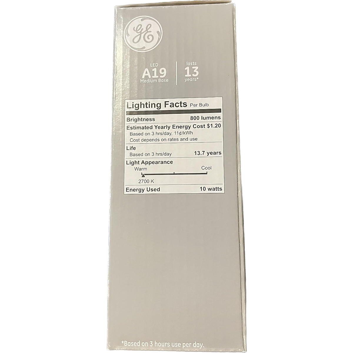 Generic Classic 60-Watt EQ A19 LED Light Bulb (4-Pack, Soft White), 44308