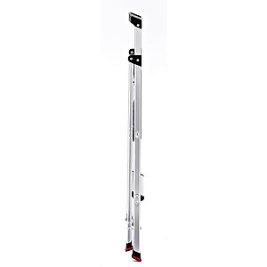 Rubbermaid RMA-2 2-Step Lightweight Aluminum Step Stool with Project Top, Anti-Slip Step Ladder, 225 lb Capacity, Silver Finish