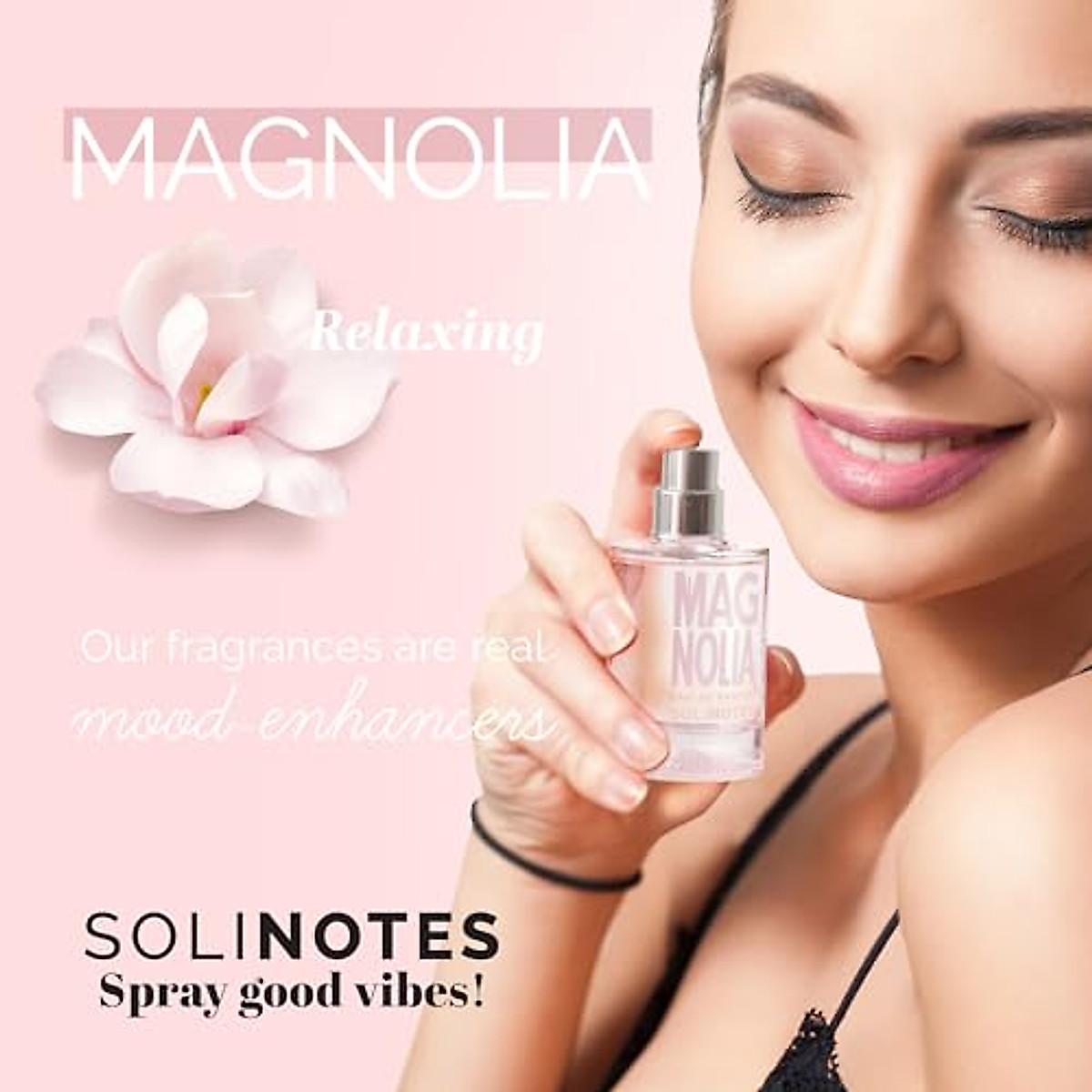 SOLINOTES Magnolia Perfume for Women - Eau De Parfum | Delicate Floral and Soothing Scent - Made in France - Vegan - 1.7 fl.oz