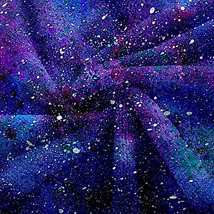 Blue Galaxy Throw Blanket for Couch Galaxy Space Blanket All Season Ultra Soft Lightweight Warm Flannel Plush Throw Fuzzy Blanket for Sofa Chair Travel (Blue,Throw(50"x60"))