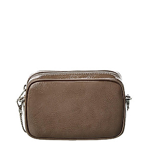 Golden Goose Star Mini Leather Crossbody, Beige
