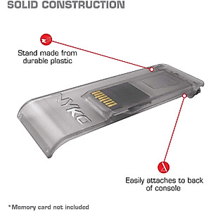 Nyko Kick Stand Multi-Pak - 3 Various Color Replacement Kickstands with Built-In SD Card Storage for Nintendo Switch
