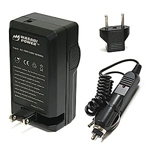 Wasabi Power Battery Charger for Fujifilm NP-W126, BC-W126 and Fuji FinePix HS30EXR, HS33EXR, HS35EXR, HS50EXR, X-A1, X-E1, X-E2, X-M1, X-Pro1, X-T1, X-T30 II
