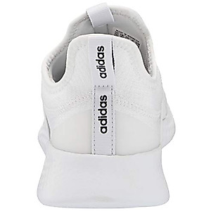 adidas Women's Puremotion Adapt Running Shoe, White/Black/Dove Grey, 8