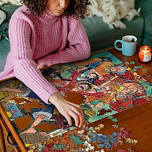 ABYstyle One Piece Straw Hat Crew 1000 pc. Puzzle Featuring Monkey D. Luffy, Nami, Zoro, Chopper, and More Ideal Gift for Anime and Puzzle Enthusiasts Family-Friendly Activity