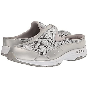 Easy Spirit Women's TRAVELTIME419 Mule, Grey 50, 8 X-Wide