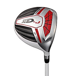 Remarkable Right Handed Junior Golf Club Set for Age 6 to 8 (Height 3'8" to 4'4") Set Includes: Driver (15"), Hybrid Wood (25*), 7, 9 Iron, Putter, Bonus Stand Bag & 2 Headcovers